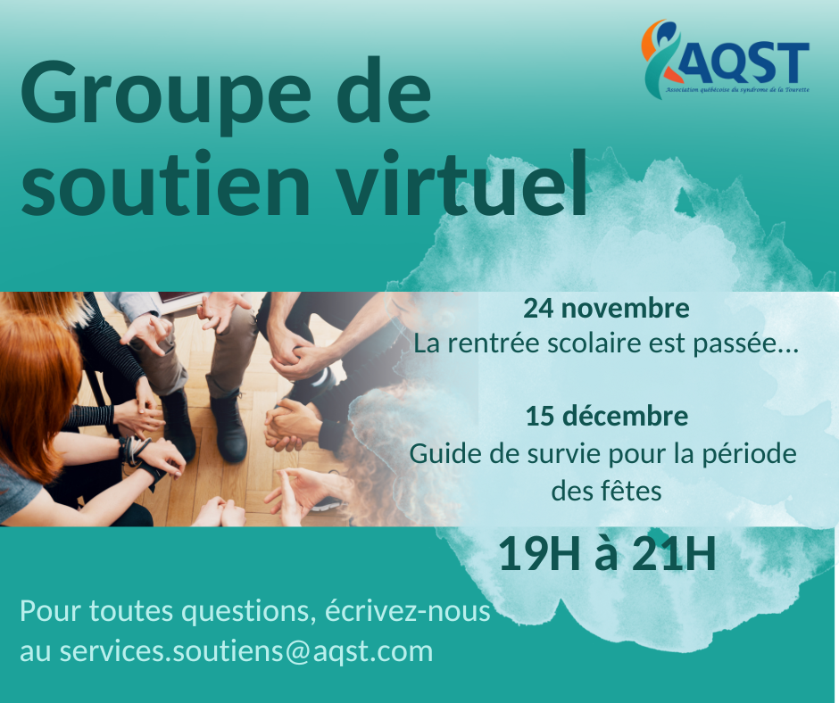 Groupes de soutien virtuels - AQST - AQST
