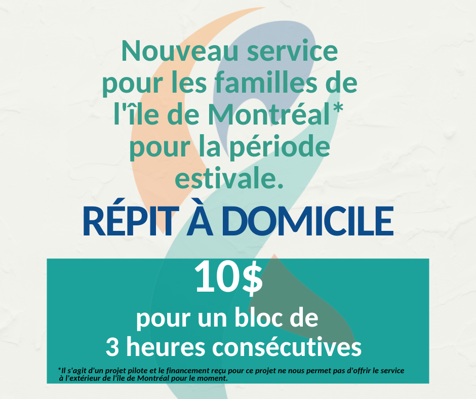 NOUVEAU SERVICE - Répit à domicile - AQST - AQST